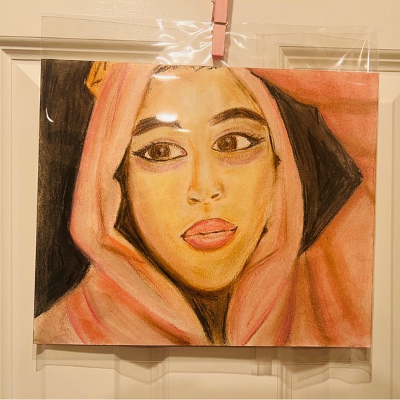 Art | 9x11 Pastel Drawing Of Girl Who Was Killed In Honor Killing ...